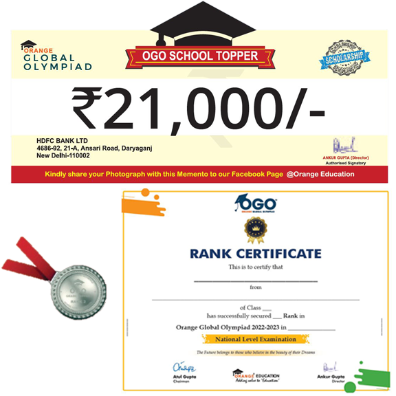 OGO Rewards & Prizes for Students | Orange Global Olympiad