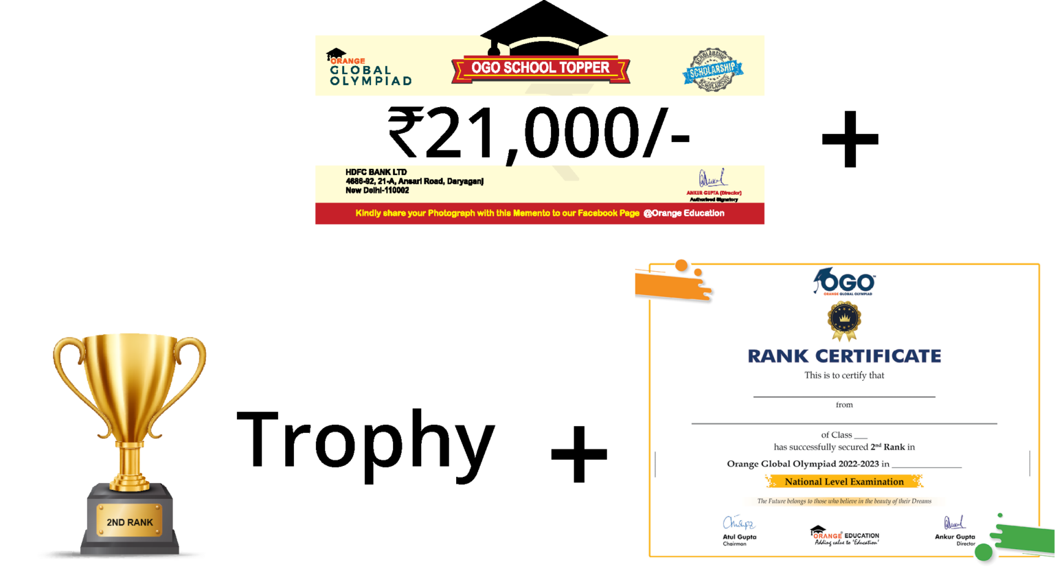 OGO Awards & Recognitions | Orange Global Olympiad